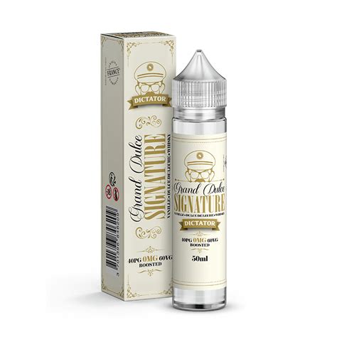 E Liquide Dulce Signature 50ml Dictator Par Savourea