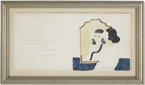 André Brasilier French B 1929 Woman In A Mirror Christies