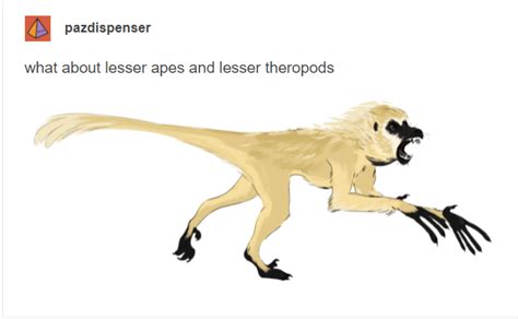 Therapod Apes From Tumblr Speculativeevolution