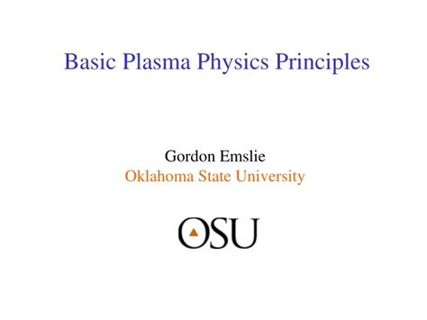 Ppt Basic Plasma Physics Principles Powerpoint Presentation Free