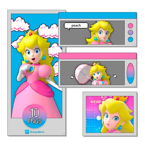 Png [princess Peach] By Ungodlybee On Deviantart