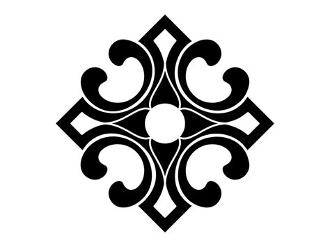 Decorative Svg Flower Shape Logo Template Png Vector In Svg Pdf Ai