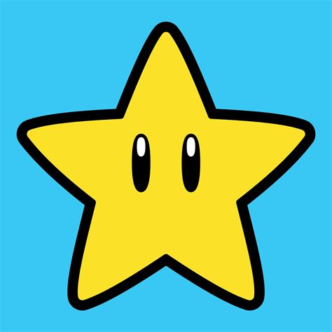 Mario Star Drawing