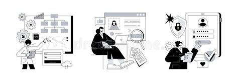 Corporate Website Abstract Concept Vector Illustrations Stock Vector Illustration Of Pack