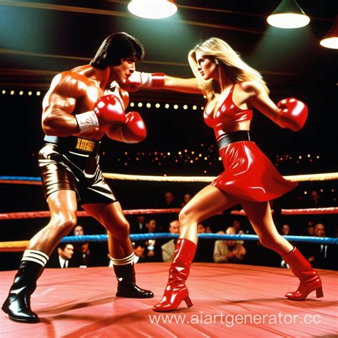 Rocky Balboa Vs Sexy Woman Boxing Match 10 By Sablebomb On Deviantart