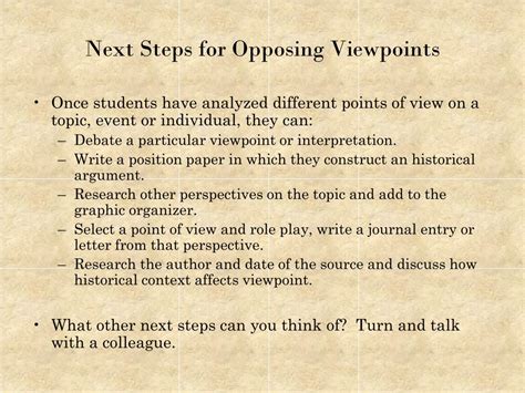 Ppt Opposing Viewpoints Powerpoint Presentation Free Download Id