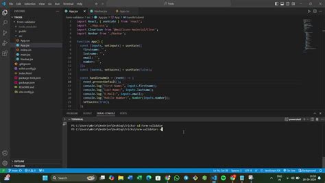Roop Teja G On Linkedin Reactjs Formvalidation Webdevelopment