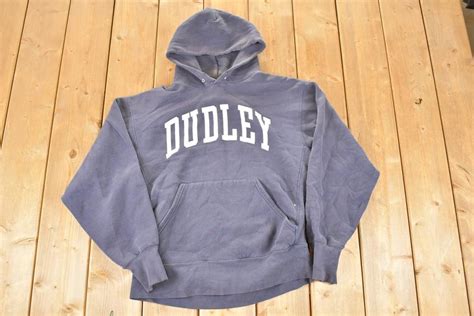 Vintage 1990s Dudley University Hoodie Mens M Vintage Collegiate
