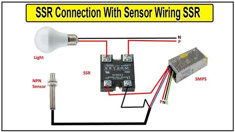 Ssr Connection With Sensor Wiring Ssr Youtube
