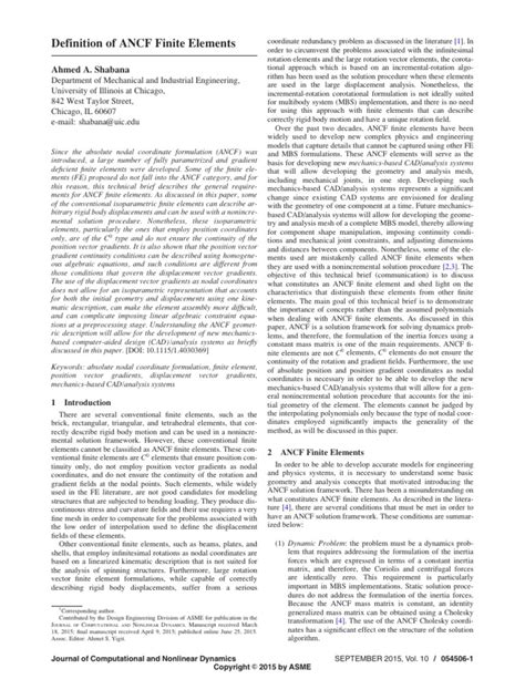 281 Definition Of Ancf Finite Elements Pdf Finite Element Method 281 Definition Of Ancf Finite Elements Pdf Finite Element Method