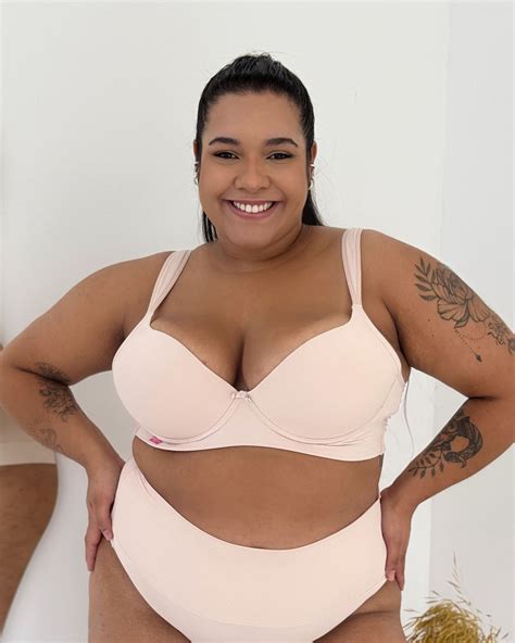 Sutiã Elegance Plus Size Em Microfibra Recriar Lingerie Plus Size
