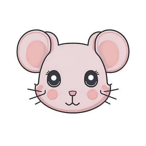 Premium Vector Vector Illustration Of Cute Cartoon Mouse Face Or Head