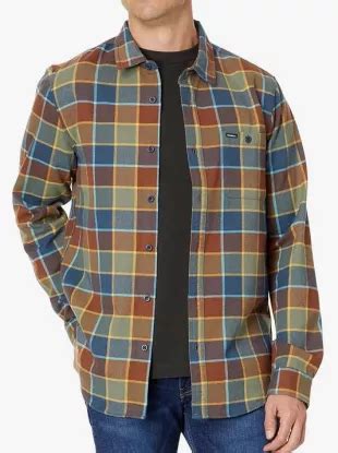 Oneill Winslow Plaid Long Sleeve Flannel Shirt