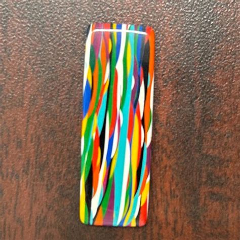 Glass Sphere 1 60 Fiber Optic Glass Red White And Blue Highly Polished Etsy