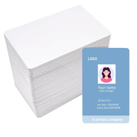 Thermal Printing Pvc Cards Pvc Std Cr80 Blank White Plastic Cards 760