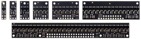 Pololu Qtr Md 07a Reflektanssensorarray 7 Kanals 8 Mm Pitch Analog