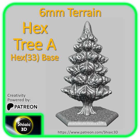 🌳 As Terrain Hex Tree A・free 3d File For ・cults 🌳 As Terrain Hex Tree A・free 3d File For ・cults