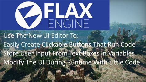 Flax Engine UI Editor For Beginners UI Flax Forum