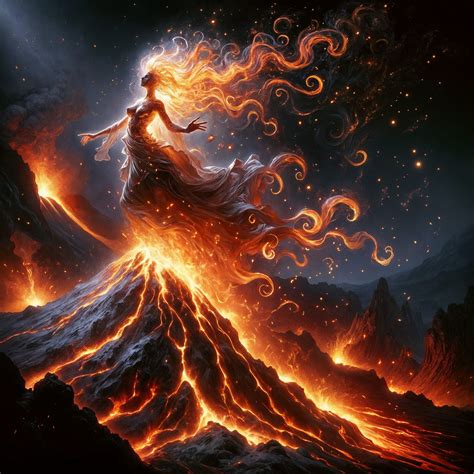Oh So Thats Why Volcanoes Happen Majestic Fire Elemental