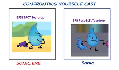 Confronting Yourself But Bfb Post Split Teardrop A By Abbysek On Deviantart