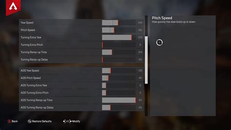 Alc Setting And Normal Setting Transfer Console R Apexlegends