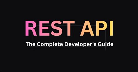 Rest Api Complete Guide Professional Developer Training Template