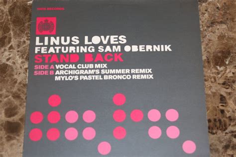 Linus Loves Featuring Sam Obernik Stand Back Vg Vg Mr Vinyl