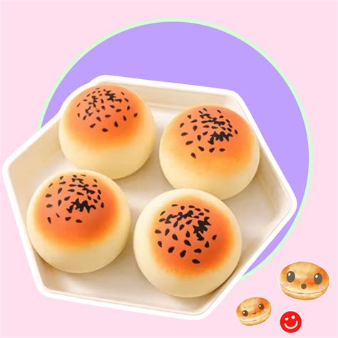 Squishy Sesame Delight Toasty Bun Puff Sensory Toy Overrated