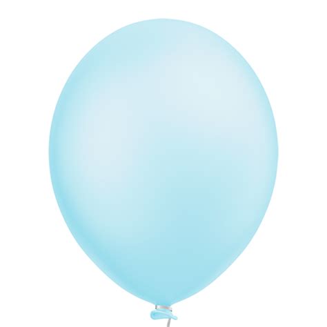 Balão Candy Perolizado Azul Claro 9 Polegadas 25 Unidades