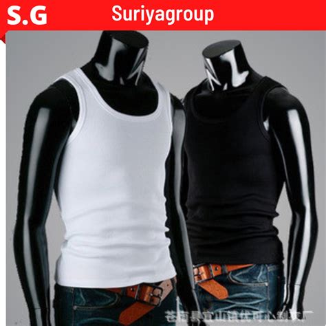 Slim Fit Singlet Men Shirt Baju Singlet Lelaki Dewasa Cutting Small Shopee Malaysia