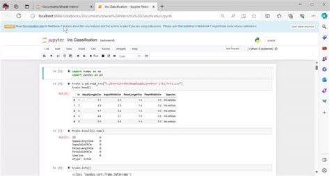 completed task 2 iris classification with python tamilarasan r