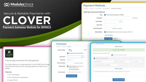 Clover Payment Gateway For Whmcs Whmcs Marketplace