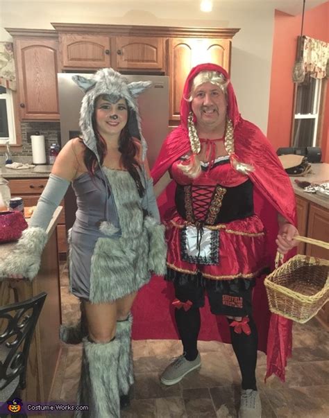 Little Red Riding Hood And Big Bad Wolf Couple Costume At Leonard