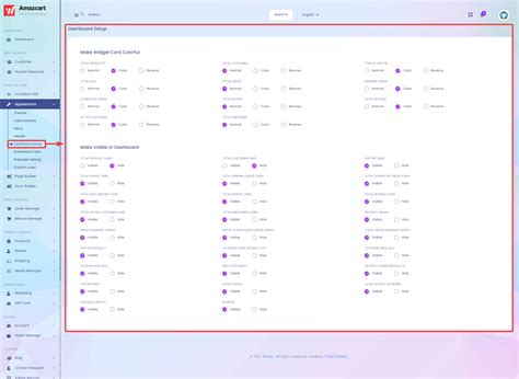 Dashboard Setup Aorasoft Helpdesk