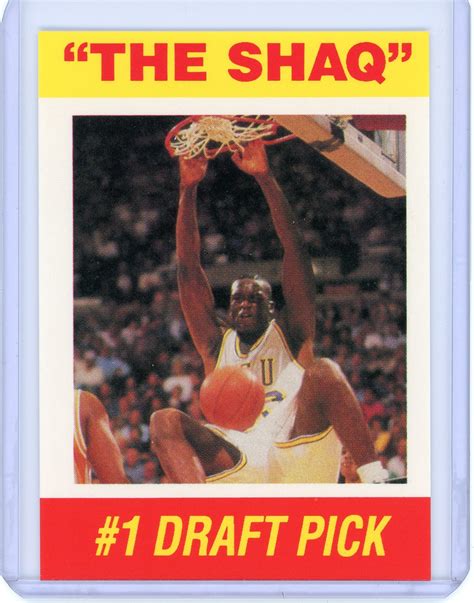 92 Shaq Attack Oneal Sports Stars 33 Usa The Shaq 1 Draft Pick