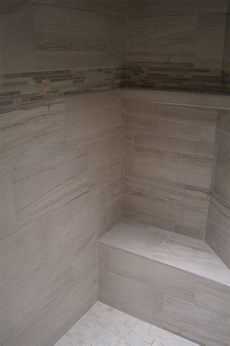 Custom Tile Shower Bench