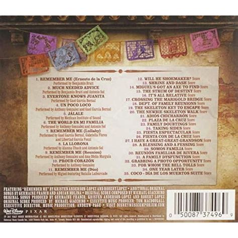 Universal Music Group Various Artists Coco Original Motion Picture