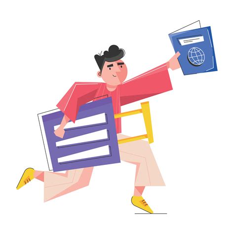 Trendy Passenger Rushing 23344115 Vector Art At Vecteezy