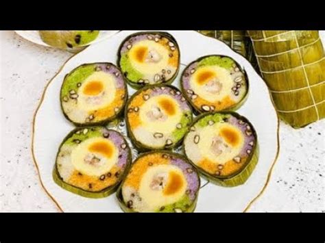Bánh Tét Ngũ Sắc Cách Làm Nhanh Việtnamese Cylindrical Sticky Rice