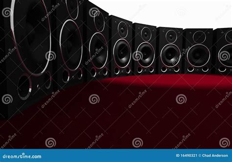 Massive Audio Wall Stock Illustration Illustration Of Electronica