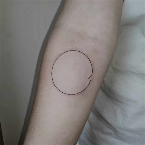 Minimalist Ouroboros Tattoo Printable Calendars At A Glance