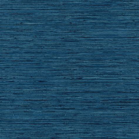 Rmk11314wp Faux Grasscloth Peel And Stick Wallpaper Navy Blue Us Wall