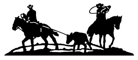 Free Team Roper Silhouette Download Free Team Roper Silhouette Png