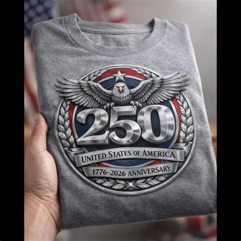 Usa 250th Anniversary Eagle Design Png America 1776 2026 Patriotic
