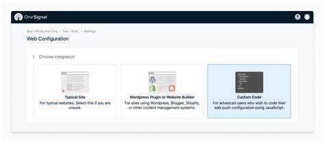 Custom Code Setup