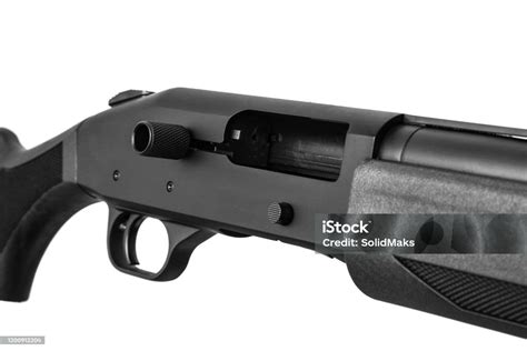 Photo Libre De Droit De Fusil De Chasse Noir Moderne Disolement Sur Le