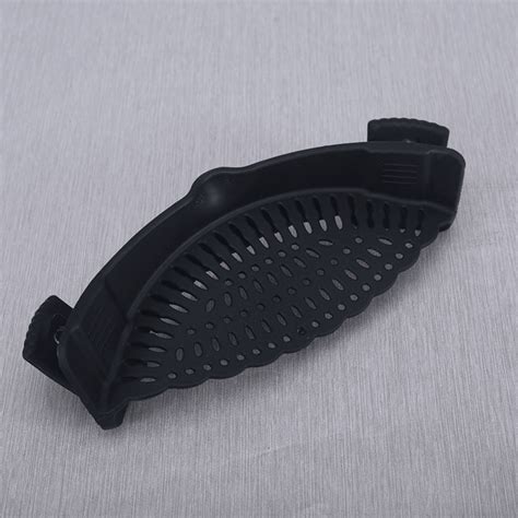 1pc Silicone Pot Strainer And Pasta Strainer Adjustable Silicone Clip