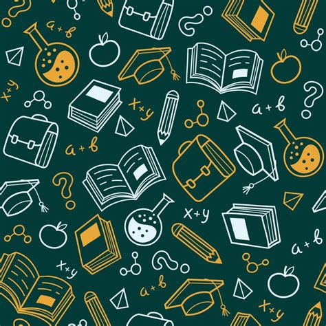 School Pattern Vector Art Icons And Graphics For Free Download