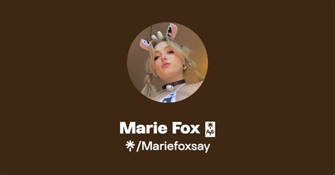 Marie Fox 🦊 Linktree