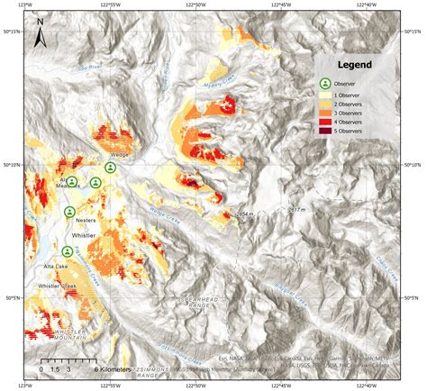 Analyzing Spatial Relationships In Mountain Regions Visibility And